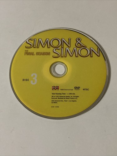 Simon & Simon: Season 8 Disc 3 Replacement DVD 826663137927| eBay
