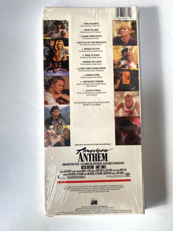 AMERICAN ANTHEM soundtrack NEW LONGBOX ANDY TAYLOR(Duran Duran)STEVIE ...