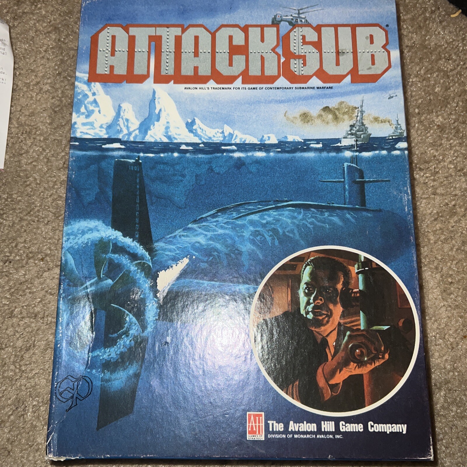 Avalon Hill Modern Attack Sub VG | eBay