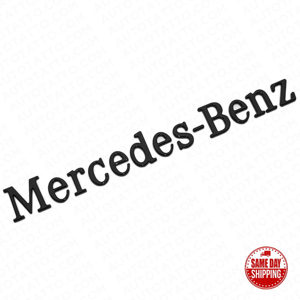 Mercedes-Benz Letter Emblem 3D Logo Nameplate Badge Decoration AMG ...