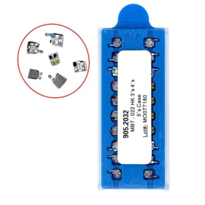 80 Kits Dental orthodontic OC mini MBT mental bracket brace 022 345 ...