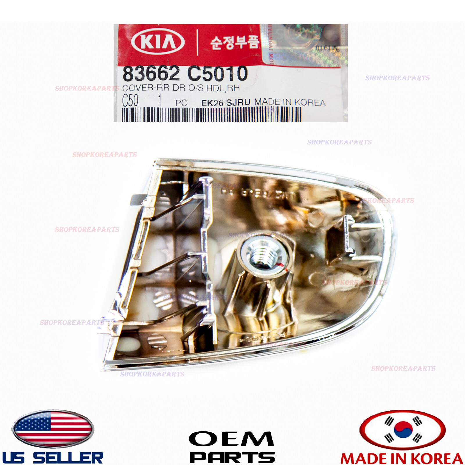 Kia OEM 2016 Sorento Lock -rear Door-handle Cover Right 83662C5010 for ...