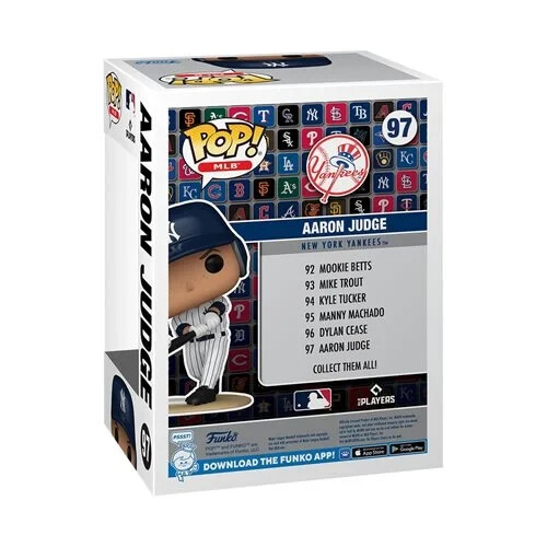 AARON JUDGE Funko POP! MLB: New York Yankees Vinyl Figure #97 ...