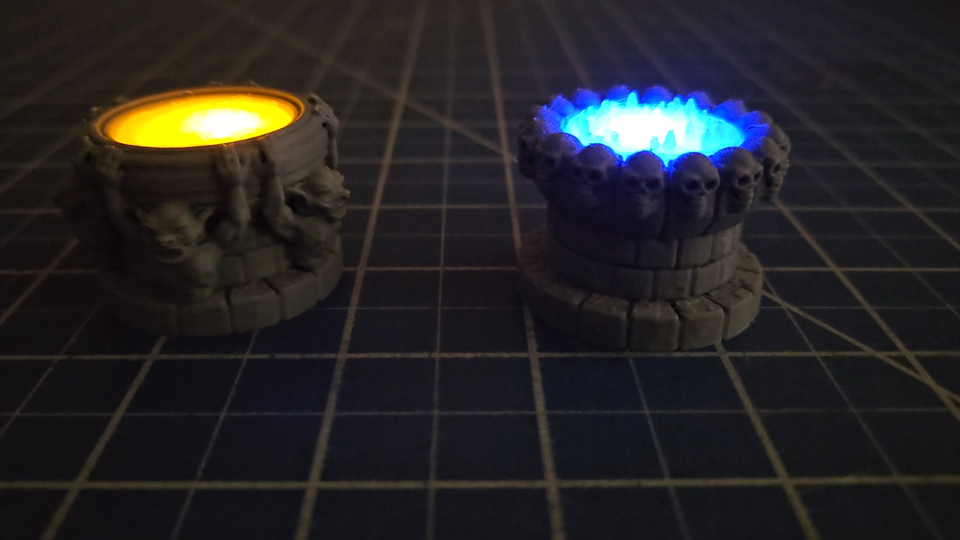 Scrying Pool LED - 28 mm / 1" - DragonLock - DND - Pathfinder - RPG ...