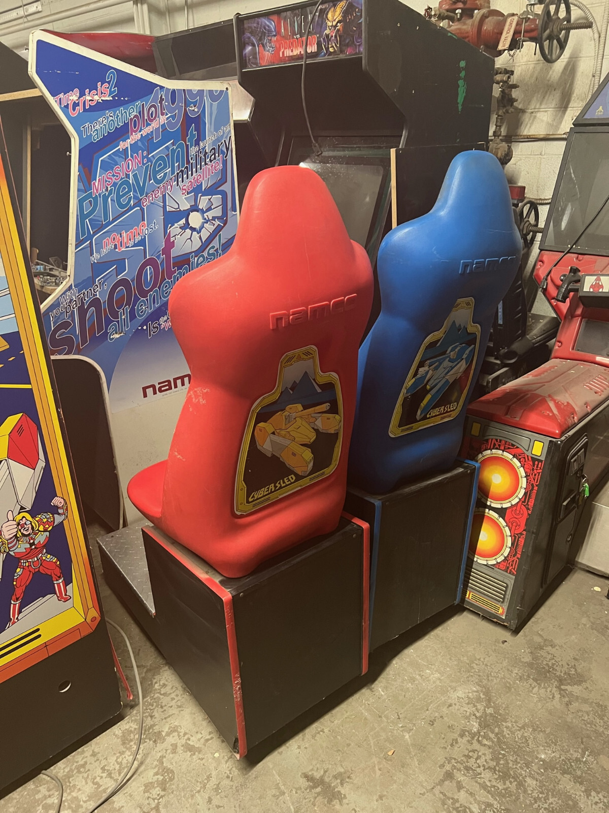 CYBER SLED ARCADE MACHINE by NAMCO (Excellent Condition) *RARE* | eBay