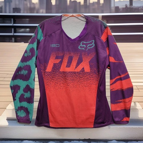 Fox Racing 180 Womans 2015 Jersey 19" X26.5" Large AOP Multi Color RN ...