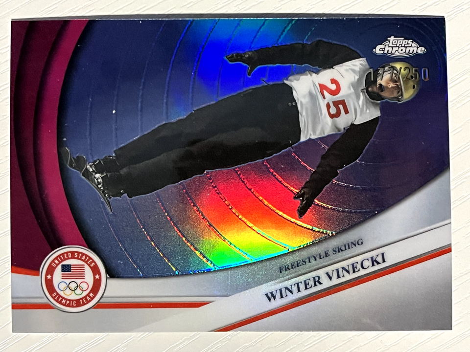 2026 Topps Chrome USA Winter Olympics Pink Refractor /250 Pick Your ...