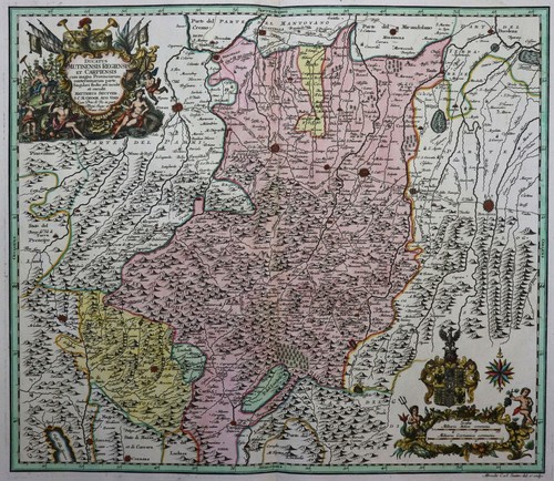 Duchy of Modena and Reggio - Ducatus Mutinensis Regiensis - Seutter ...