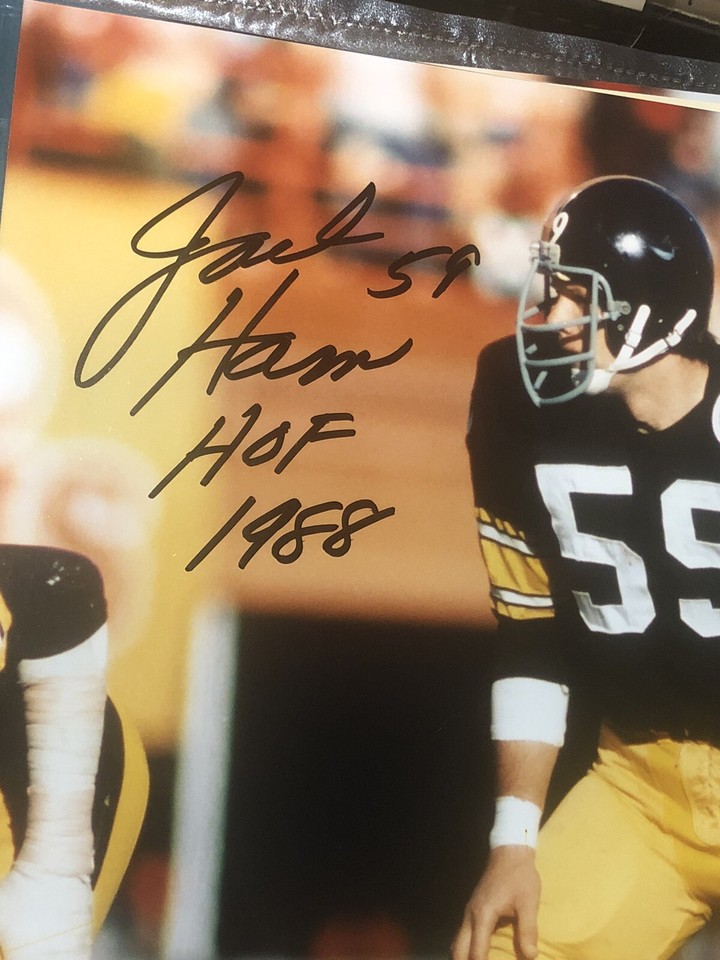 Jack Ham Signed Autographed "HOF 88" 8X10 Photo NFL Pittsburgh Steelers ...