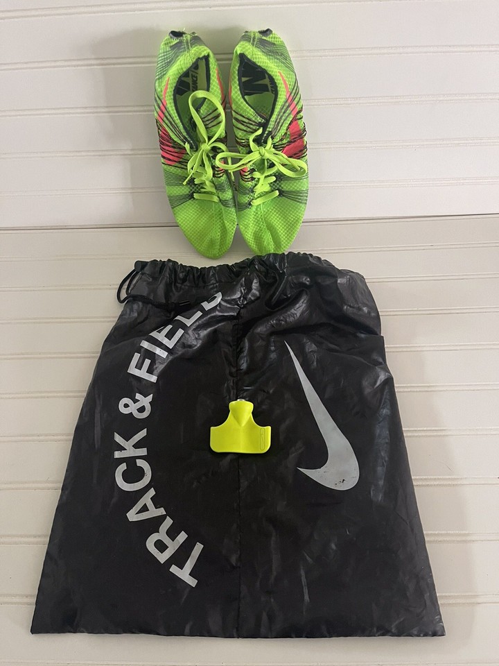 Nike Zoom Womens Size 7.5 Victory 2 Track Field Spikes Neon Green ...