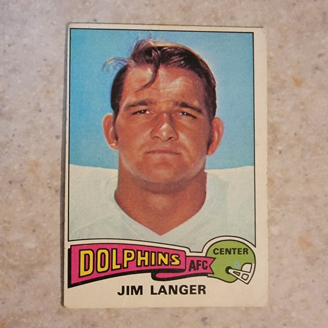 1975 Topps - #196 Jim Langer for sale online | eBay