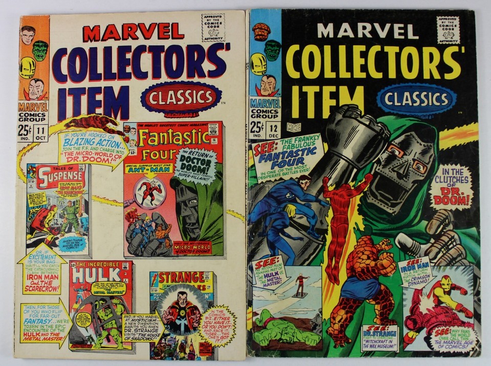Marvel Collectors Item Classics Comic lot of 6 11 12 18 21 22 24 | eBay