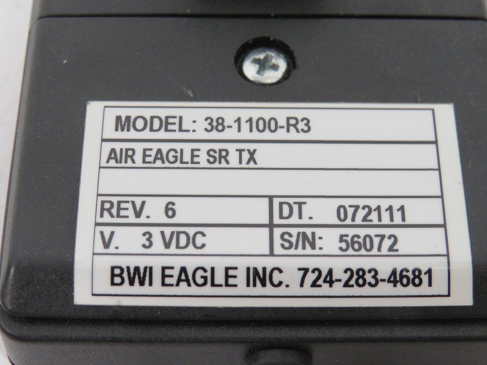 BWI Eagle 38-1100-R3 Remote Control RF Transmitter 2.4Gz 300Ft *COS ...