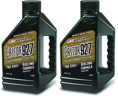 2 PACK Maxima Castor 927 2-Stroke Premix Racing Oil 16 OZ pint 23916 | eBay