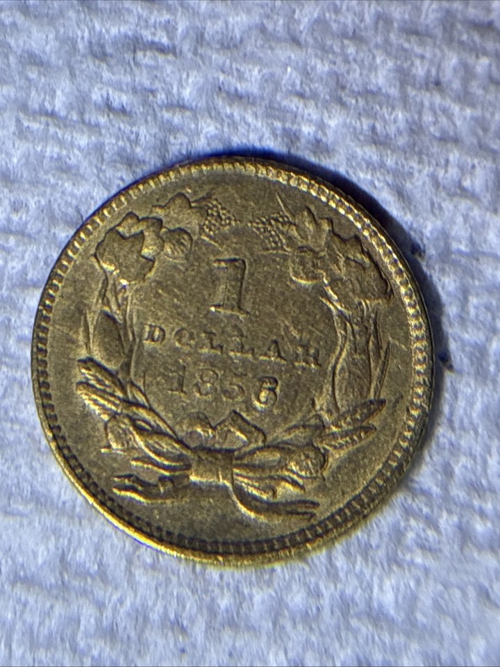 1858 1 dollar gold coin | eBay