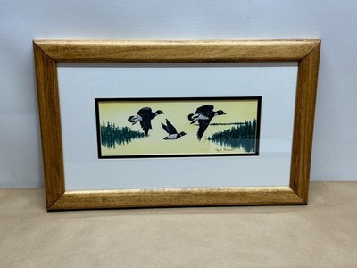 Original Watercolor Painting - Maine Artist Clyde Folsom - Ducks ...