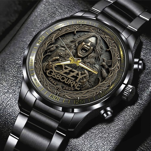 Ozzy Osb Black Stainless Steel Watch | eBay