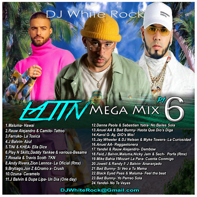 DJ White Rock Latin Mega Mix Pt.6 | eBay