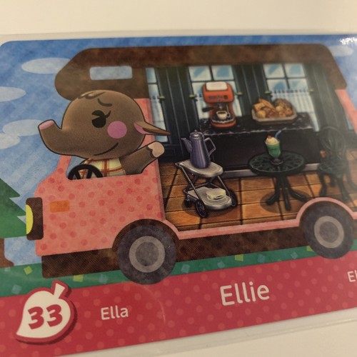 Nintendo ELLIE #33 Animal Crossing New Leaf Welcome Amiibo Card Mint | eBay