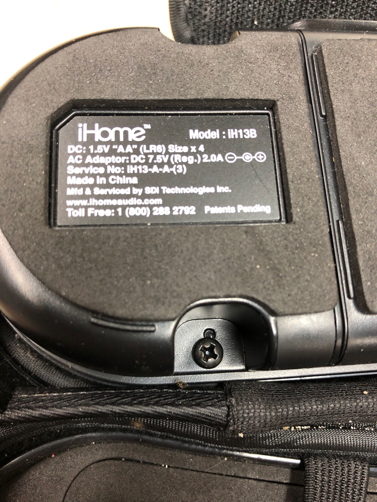 Ihome iH13B speaker box With Power Supply Need Batteries | eBay