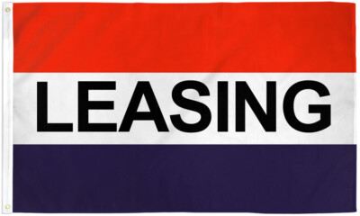 Leasing Flag 3x5ft Leasing Banner Sign Dealership Realtor Leasing Now ...