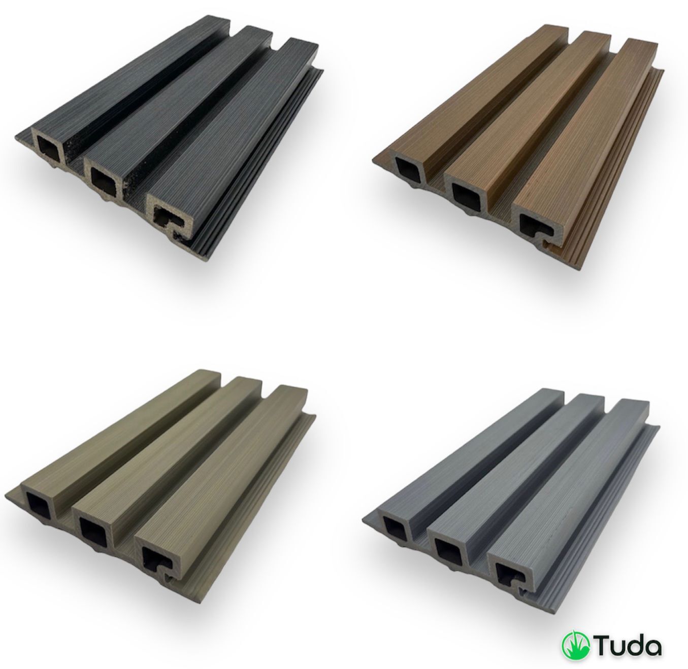 Co extrusion - Square Slatted Composite Cladding - 3.6m length - series ...