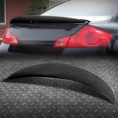FOR 07-15 INFINITI G35 G37 G25 Q40 SEDAN CARBON FIBER SPORT-STYLE TRUNK ...