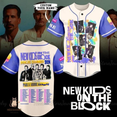 New Kids On The Block Jersey 3D Shirt, Nkotb Tour Merch Gift All Sizes ...