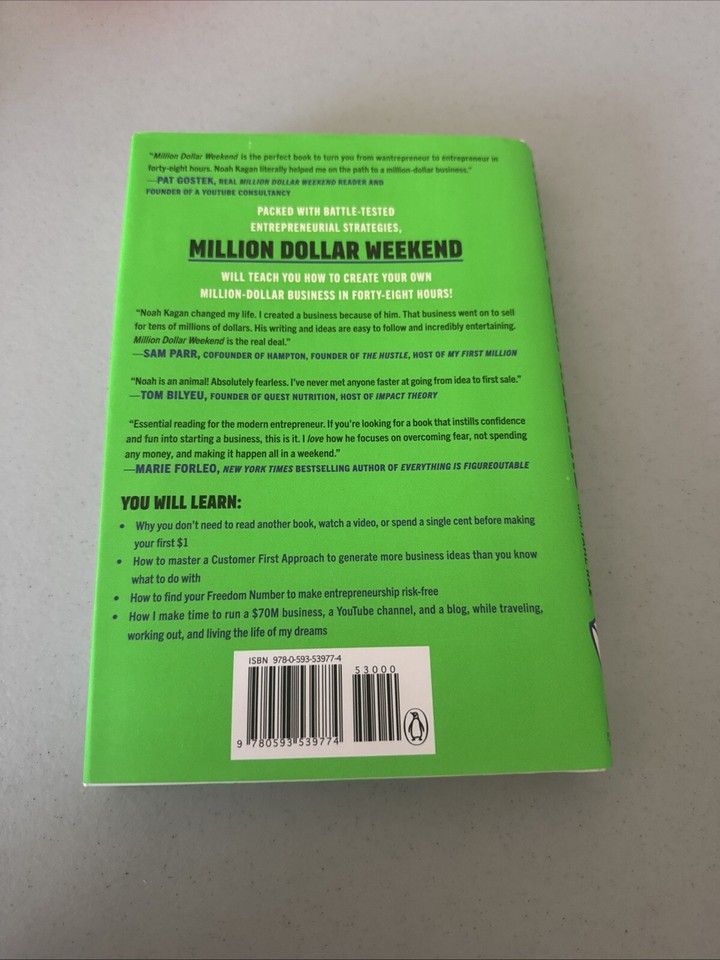 Million Dollar Weekend: The Surprisingly Simple Way to Launch a 7 ...