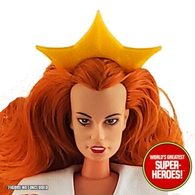 Mego Female Custom Mera Crown Tiara for 8” Action Figure WGSH Parts Lot ...