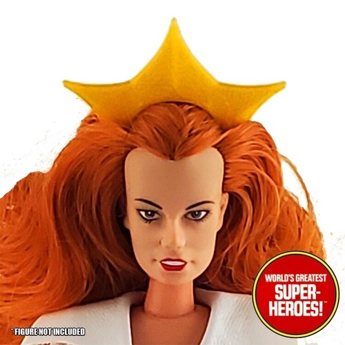 Mego Female Custom Mera Crown Tiara for 8” Action Figure WGSH Parts Lot ...