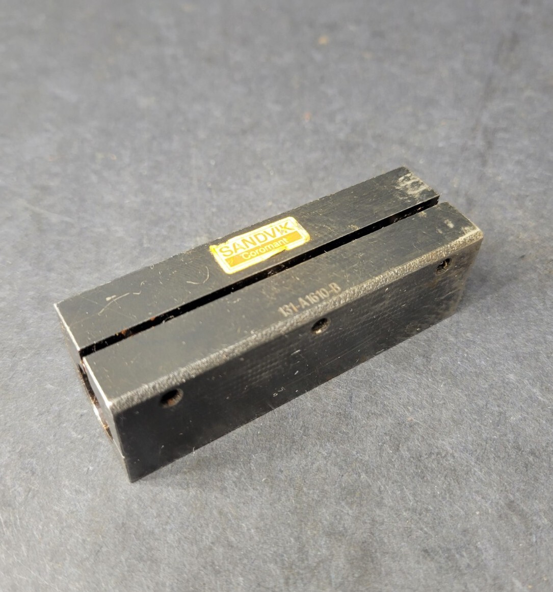 Sandvik 1" Shank to ⅝" Diameter Boring Bar Tool Block Easy Fix Sleeve ...