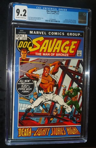 CGC DOC SAVAGE #1 1972 Marvel Comics 9.2 NEAR MINT- | eBay