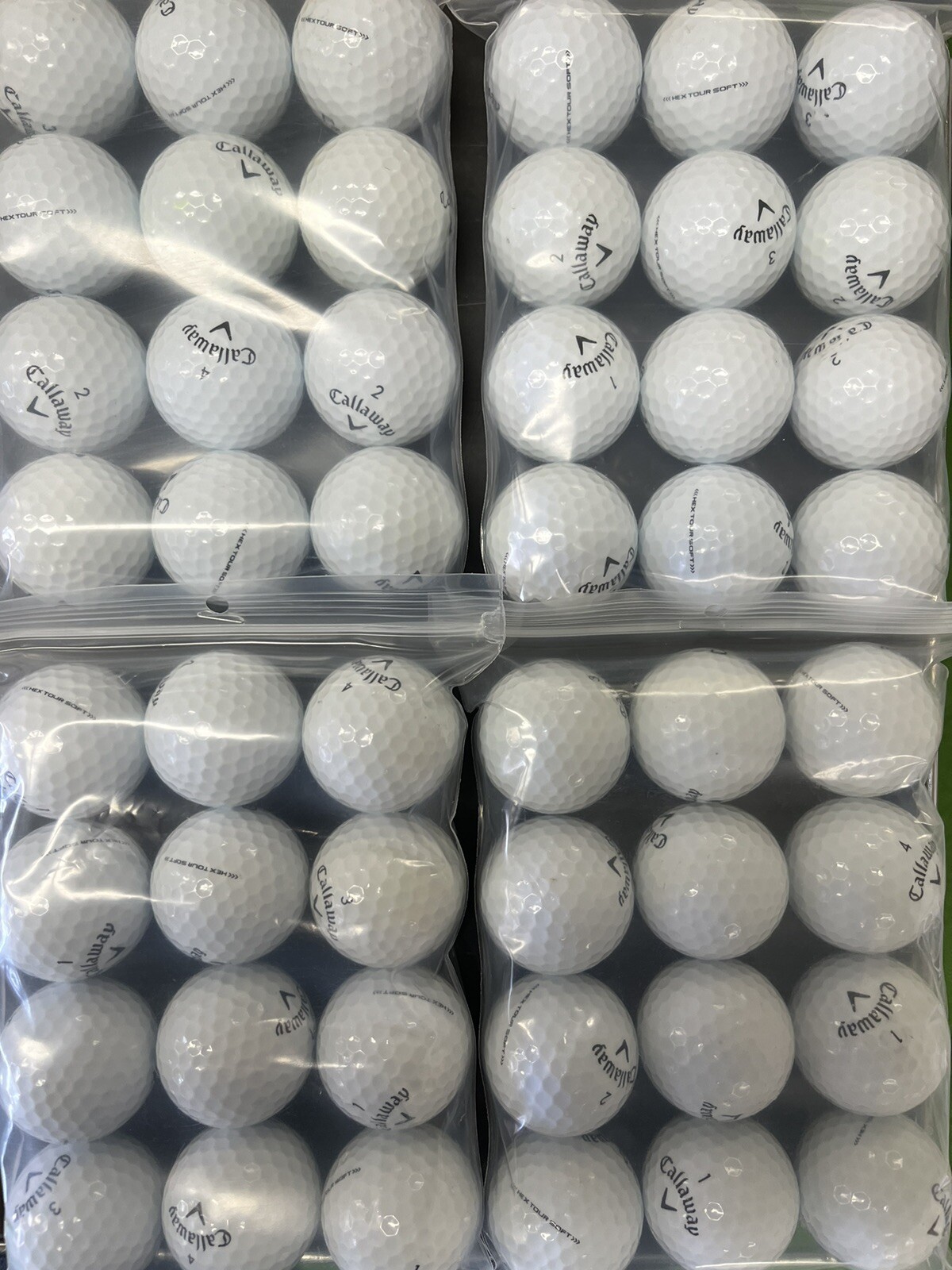 4 DOZEN 5-A CALLAWAY HEX TOUR SOFT (MINT) ) GOLF BALLS | eBay