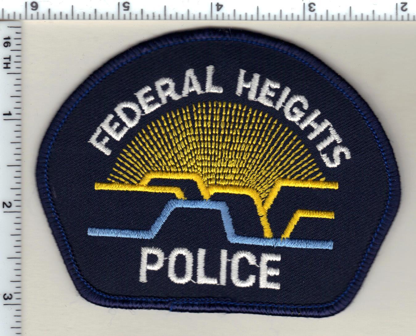 Federal Heights Police (Colorado) Shoulder Patch - new from 1992 | eBay