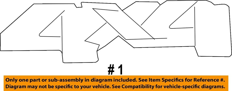 GM OEM 14-20 Colorado Pick Up Box Exterior Trim-Decal 23269921 | eBay