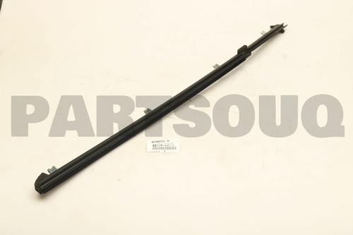 6817433070 Genuine Toyota WEATHERSTRIP ASSY, REAR DOOR GLASS, INNER ...