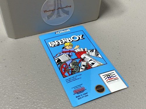 Paperboy (NES) Replacement Label | eBay
