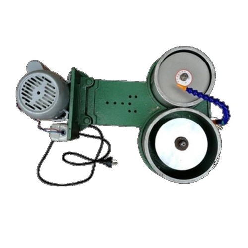 Gemstone Angle Grinding and Polishing Machine Double Head Flat Grinder ...