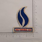 Vintage Gulf Natural Gas White with Blue Frame Uniform Patch 4"x3" | eBay