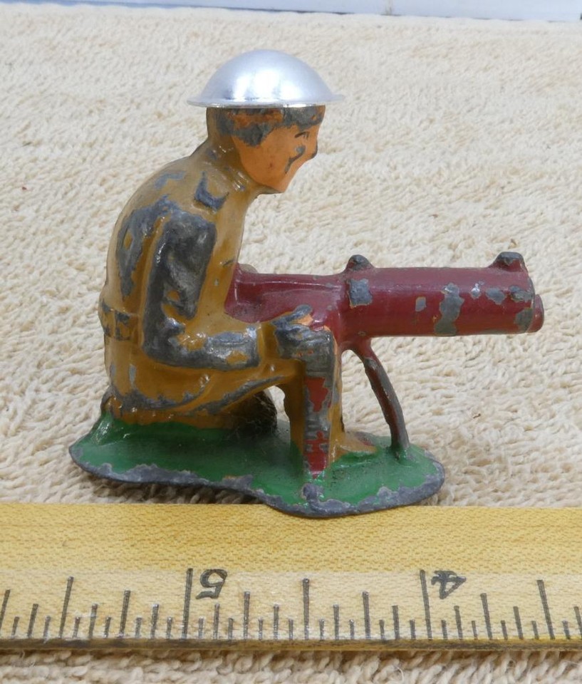 Vintage Manoil Barclay Toy Soldier Machine Gun ! | eBay