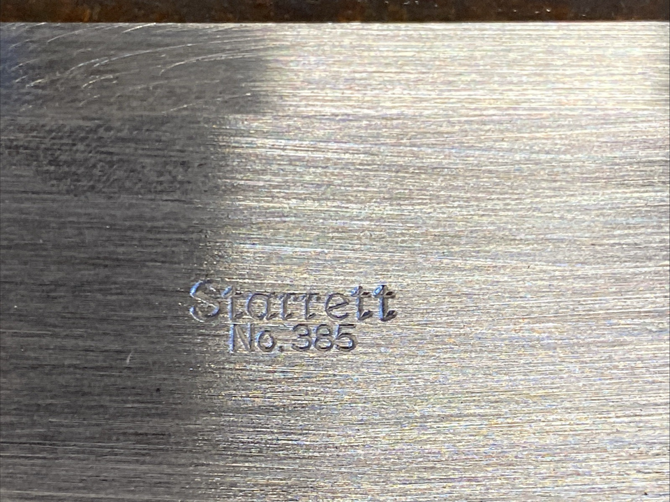 Starrett Tools USA 385-24 (BEVELED EDGE) Steel Straight Edge Brand New ...