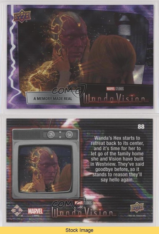 2022 Marvel Studios' WandaVision Purple Spell Vision Wanda Maximoff #88 ...