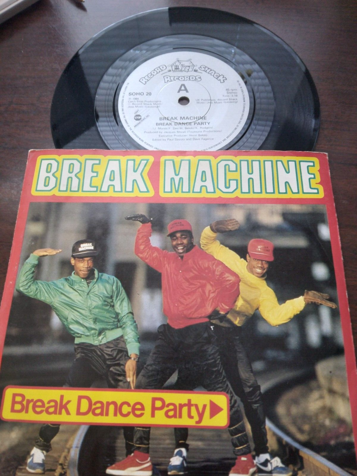 Break Machine – Break Dance Party - 7" Vinyl Single 1984 UK Copy | eBay