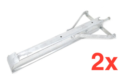 2x Static caravan corner steady legs GALVENISED 24" mobile home leg ...