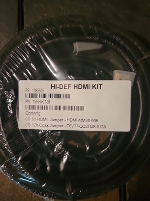 HI-DEF HDMI KIT with 6FT HDMI Cable Jumper and 12FT Coax Jumper Cable ...