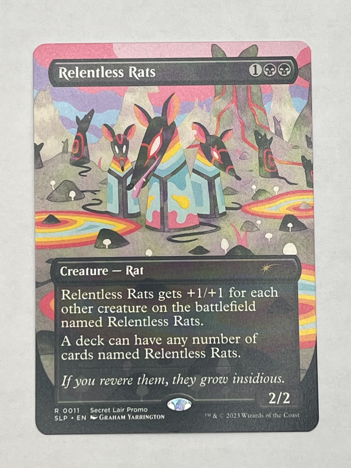 Relentless Rats (0011) - Secret Lair Showdown (SLP) Mtg Magic Con | eBay