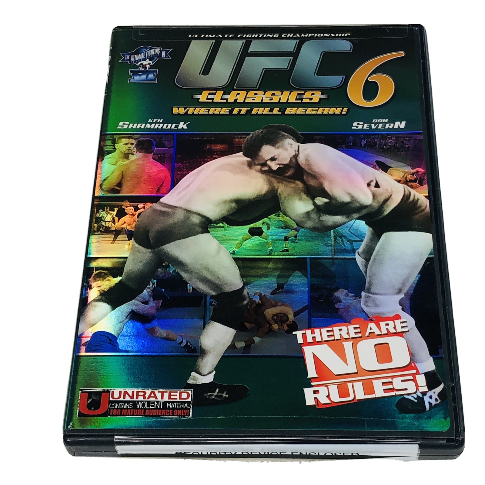 UFC 6 CLASSICS DVD MIXED MARTIAL ARTS FIGHTING Unrated 1994 31398198482 ...