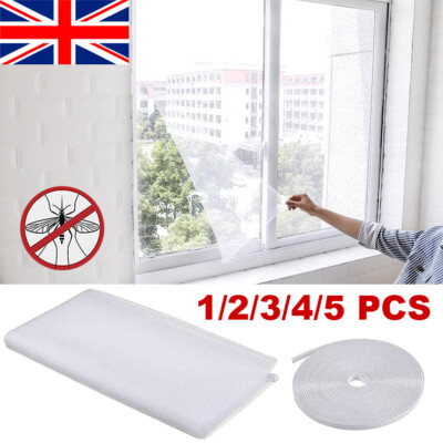 1-5PCS Large Window Screen Mesh Net Bug Mosquito Fly Insect Moth Door ...