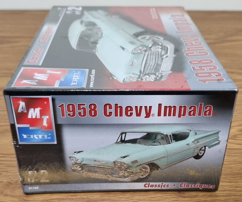 1:25 AMT ERTL Classics 1958 Chevy Impala Model Kit #31760 | eBay Australia